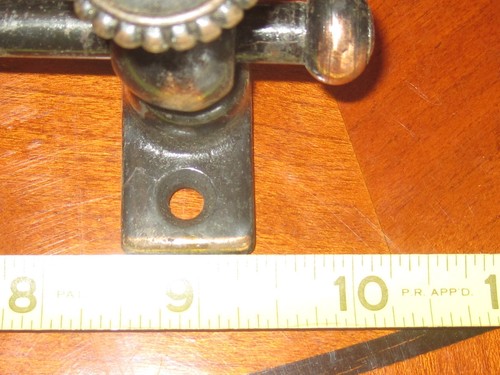 Vintage steel copper flashed Casement Window Stay Arm Adjustable Crank ...