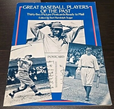 Great Baseball Players of the Past 1978 Postcard Album by Bert Randolph ...