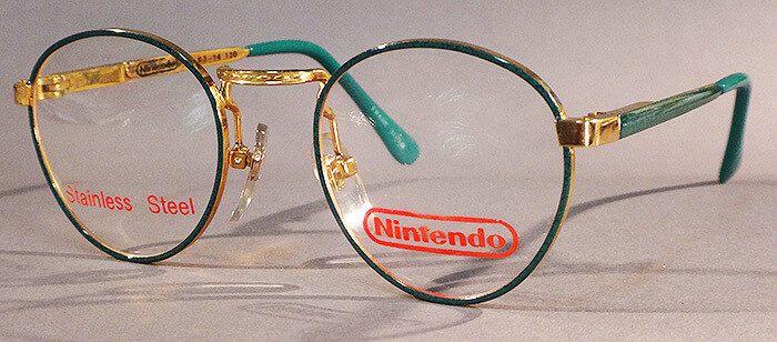 Authentic NINTENDO #3 Eyeglasses for Children -Metal … - Gem