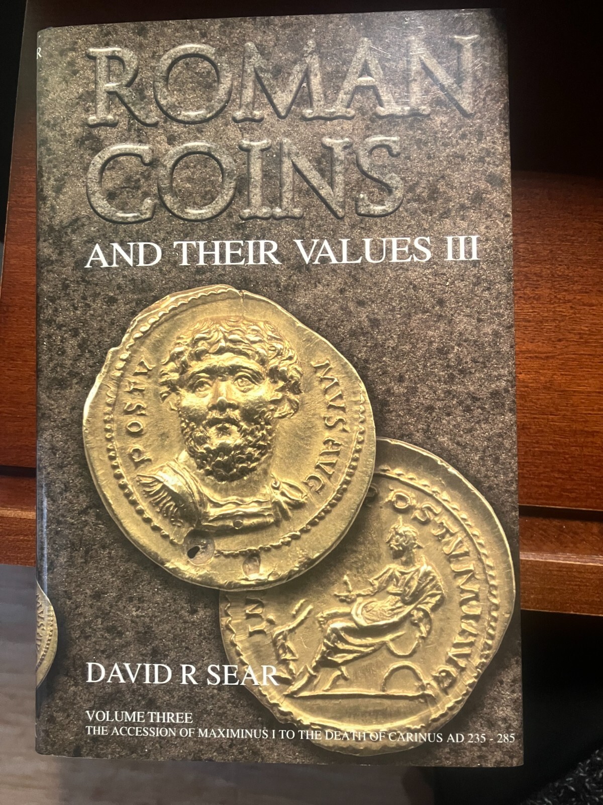 Roman Coins and their Values Vol III David Sear Inscribed Autographed w ...