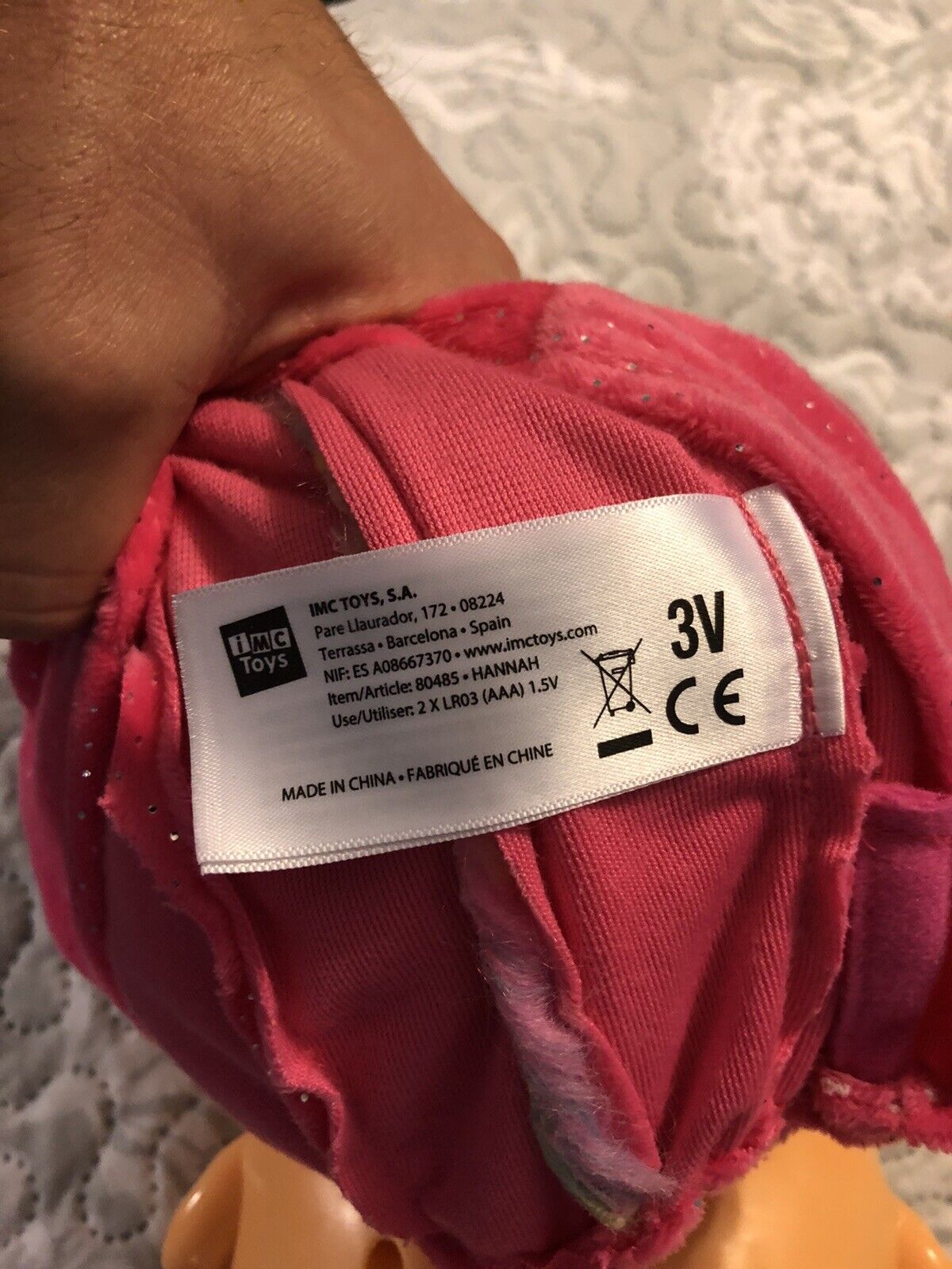 IMC Toys Cry Babies Doll Pink Candy Poodle Dog Cries Real Tears Rare ...