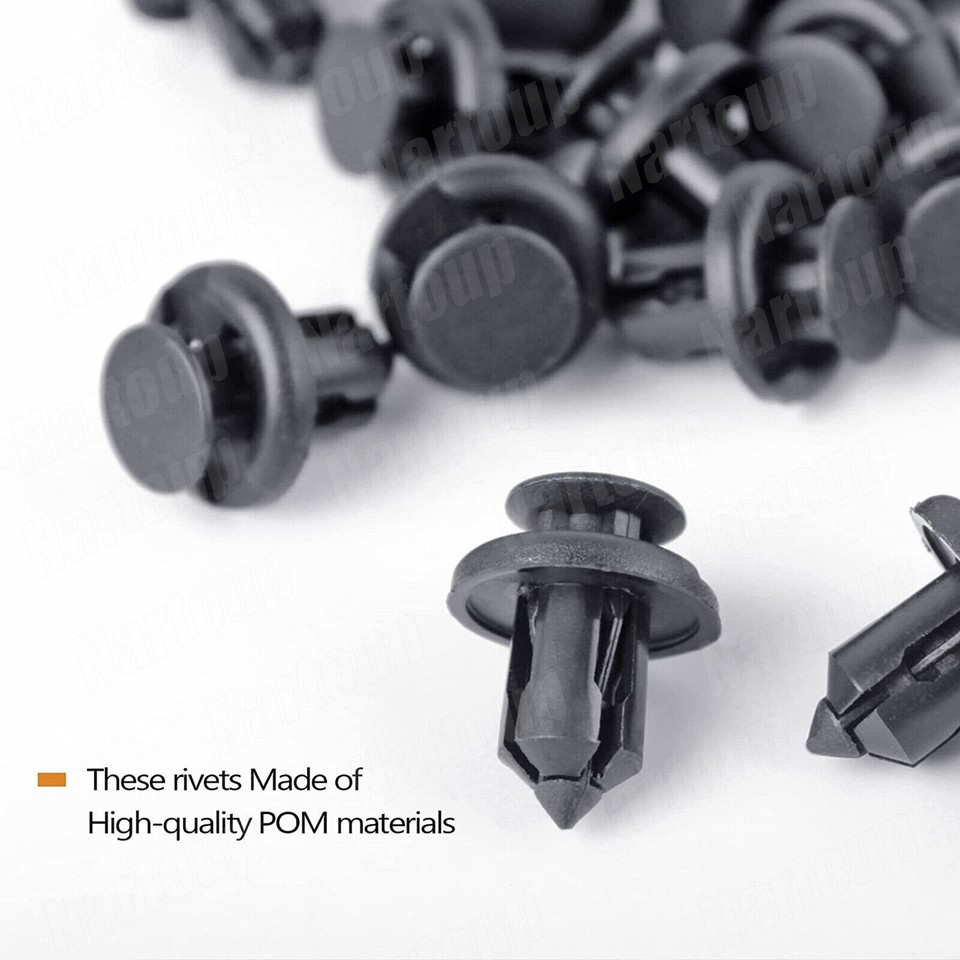 Kia Hyundai Retainer Clips 100-Piece Push-Type Retainer Clips Fastener ...