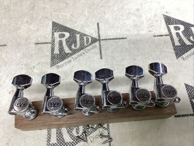 EVH Logo Gotoh Japan Chrome Tuners Tuning Keys Pegs In Line 90 Tab | eBay