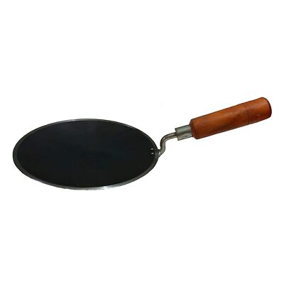 Iron Tawa Original Handmade Loha Iron Lokhand Roti/Chapati Wooden ...