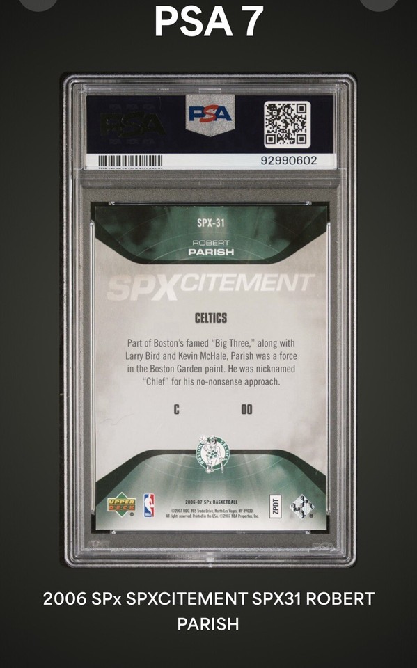 2006 SPx SPXCITEMENT SPX31 Robert Parish 2882/2999 | eBay