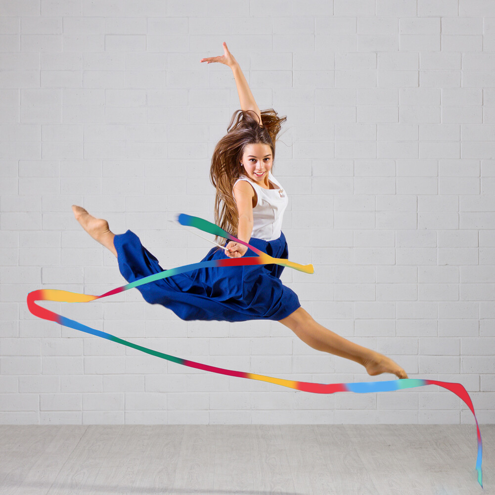 Dance Ribbon Kids Streamer Gift Sports Party Toy Rhythmic Gymnastics ...