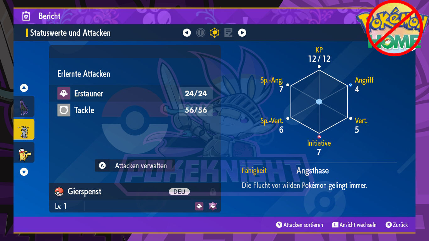 Gierspenst Shiny & Wander non Shiny 6IV Set Bundle Pokemon Karmesin und Purpur | eBay