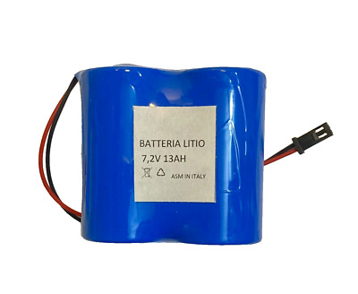 BATTERIA PILA LITIO 7,2V 13AH COMPATIBILE CENTRALE BEGHELLI INTELLIGENT ...