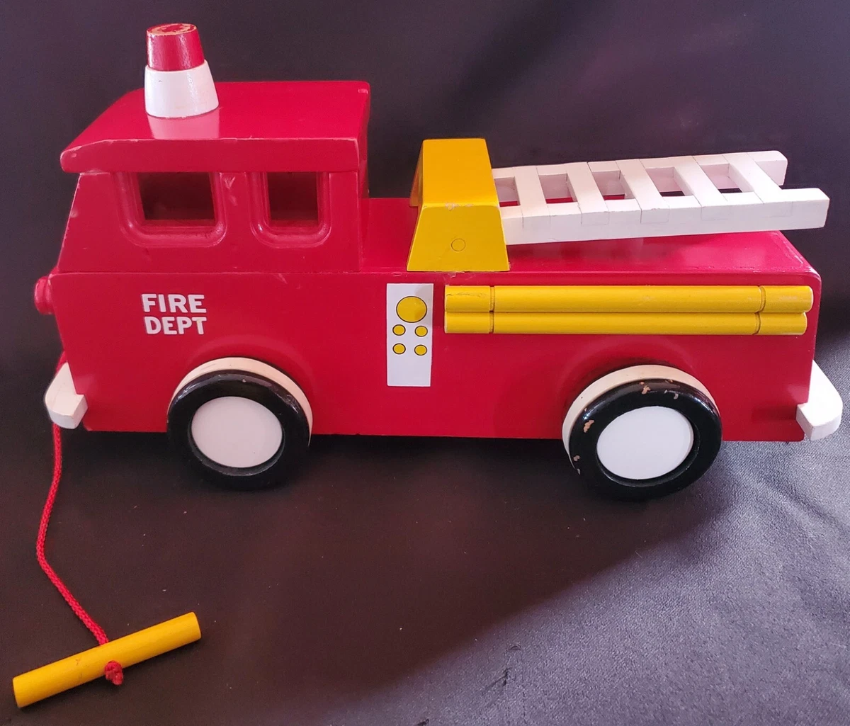 Vintage Toy Fire Truck Parts