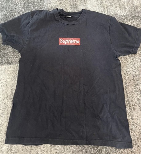Supreme Box Logo T-Shirt 20th Anniversary Black XL SS14 100% AUTHENTIC ...