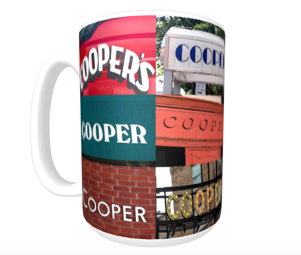 COOPER Coffee Mug / Cup - photos of real name signs | eBay