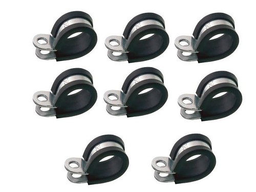 Rubber Lined Steel P Clips - Brake Pipe Tube Cable Wire Mounting ...