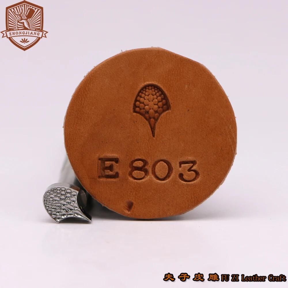 304 Stainless Steel Leather Stamp Tool Carving Dragon Scale Textured ...