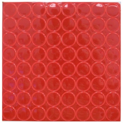 Reflective 1 Inch Adhesive Vinyl Hot Dots - RED - Sheet of 64 Dots | eBay