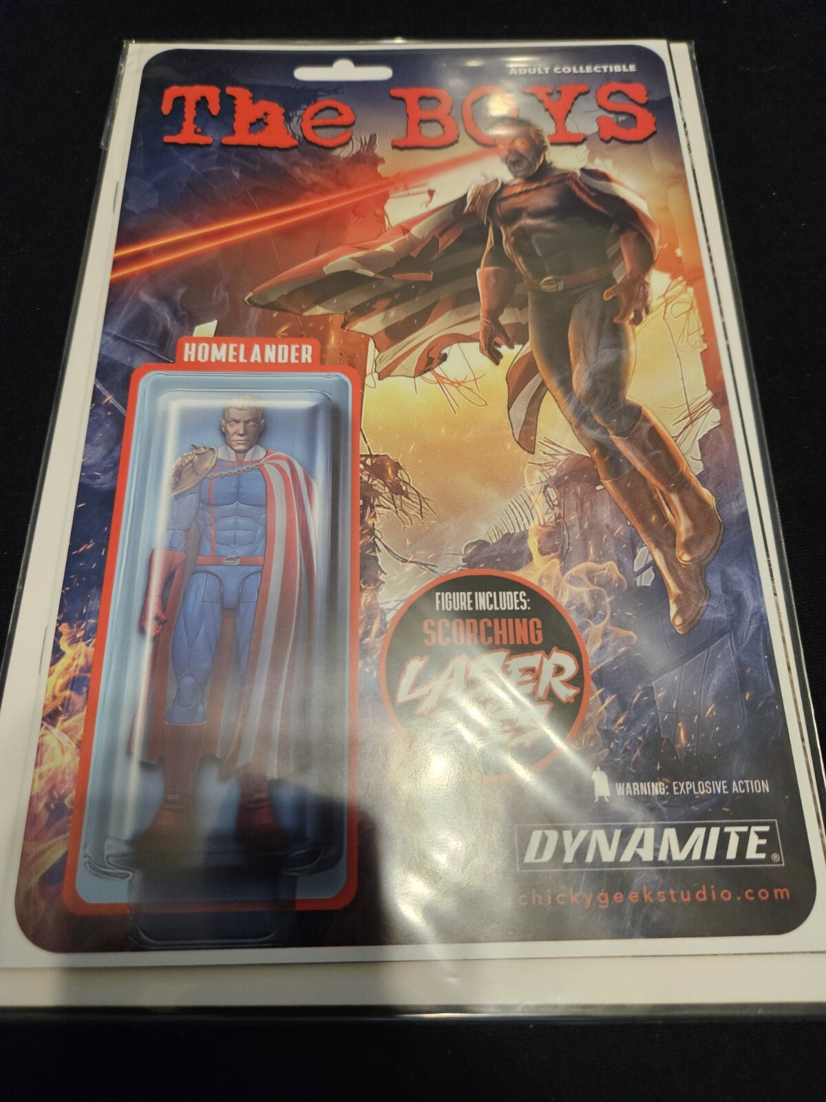 The Boys #1 NM Variant Action Figure Homelander Dynamite Entertainment ...