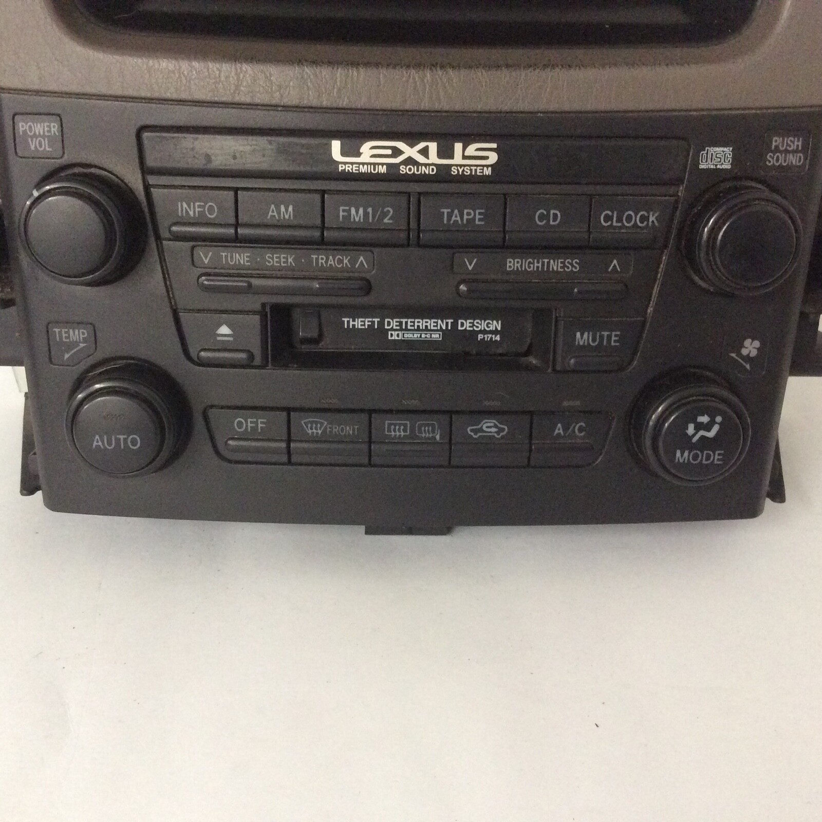 99-03 LEXUS RX300 DISPLAY SCREEN RADIO CLIMATE CONTOL 86110-48030 OEM ...