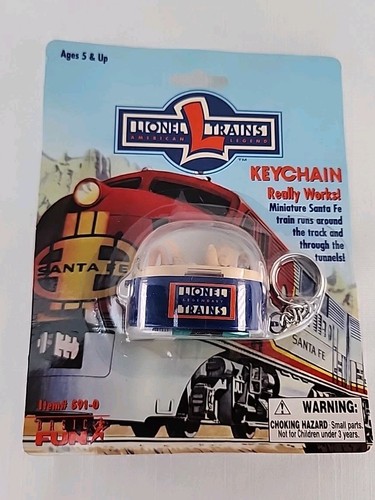 Vintage Lionel Trains Keychain Miniature Santa Fe Train #591-0 Basic ...