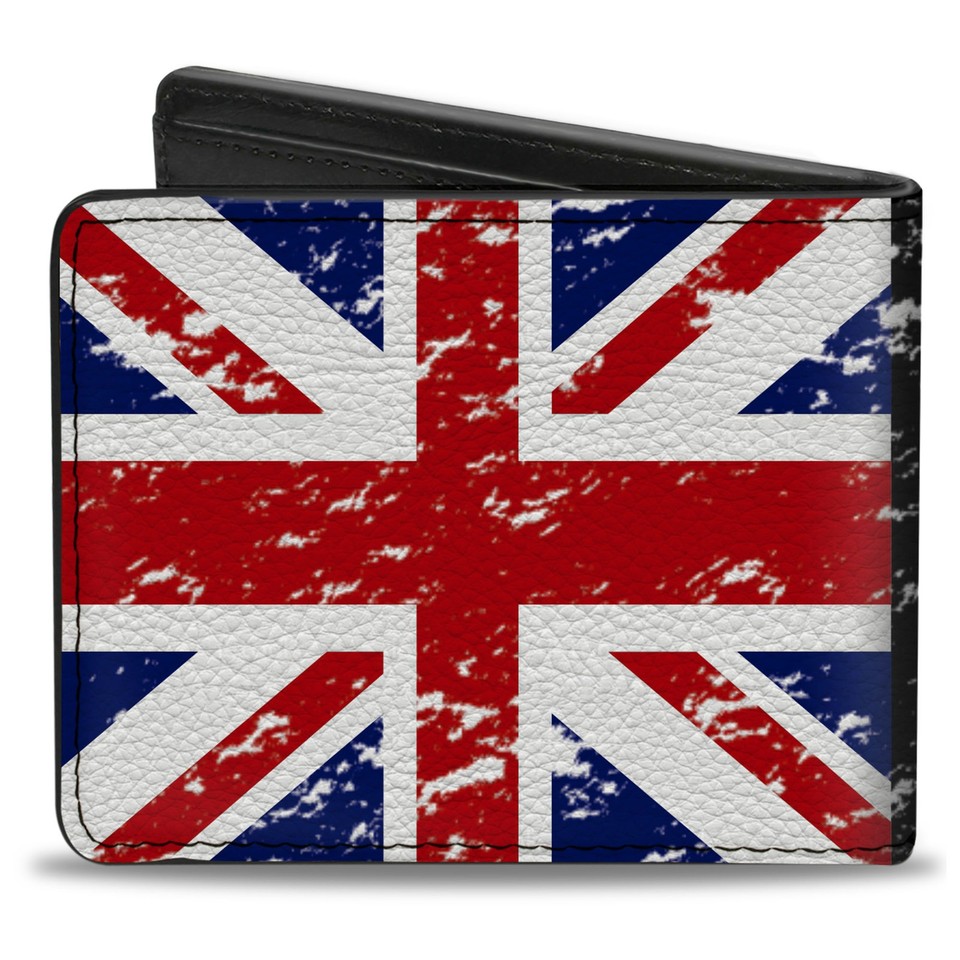 Bi-Fold Wallet United Kingdom Flags Weathered (US IMPORT) | eBay Australia