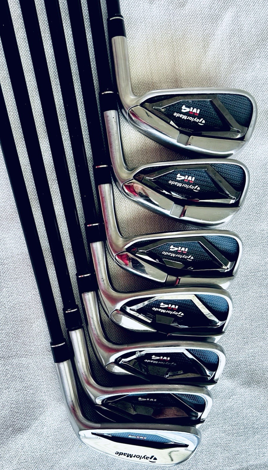 Used RH TaylorMade M4 Iron Set 5-AW Fujikura Atmos Regular Flex ...