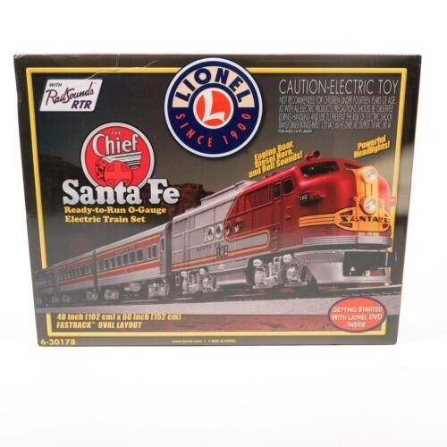 Lionel The Chief Santa Fe Train Set O Gauge 6-30178 - New, but No ...
