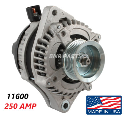 250 AMP 11600 ALTERNATOR NEW Honda High Output HI Amperage HD NEW USA ...