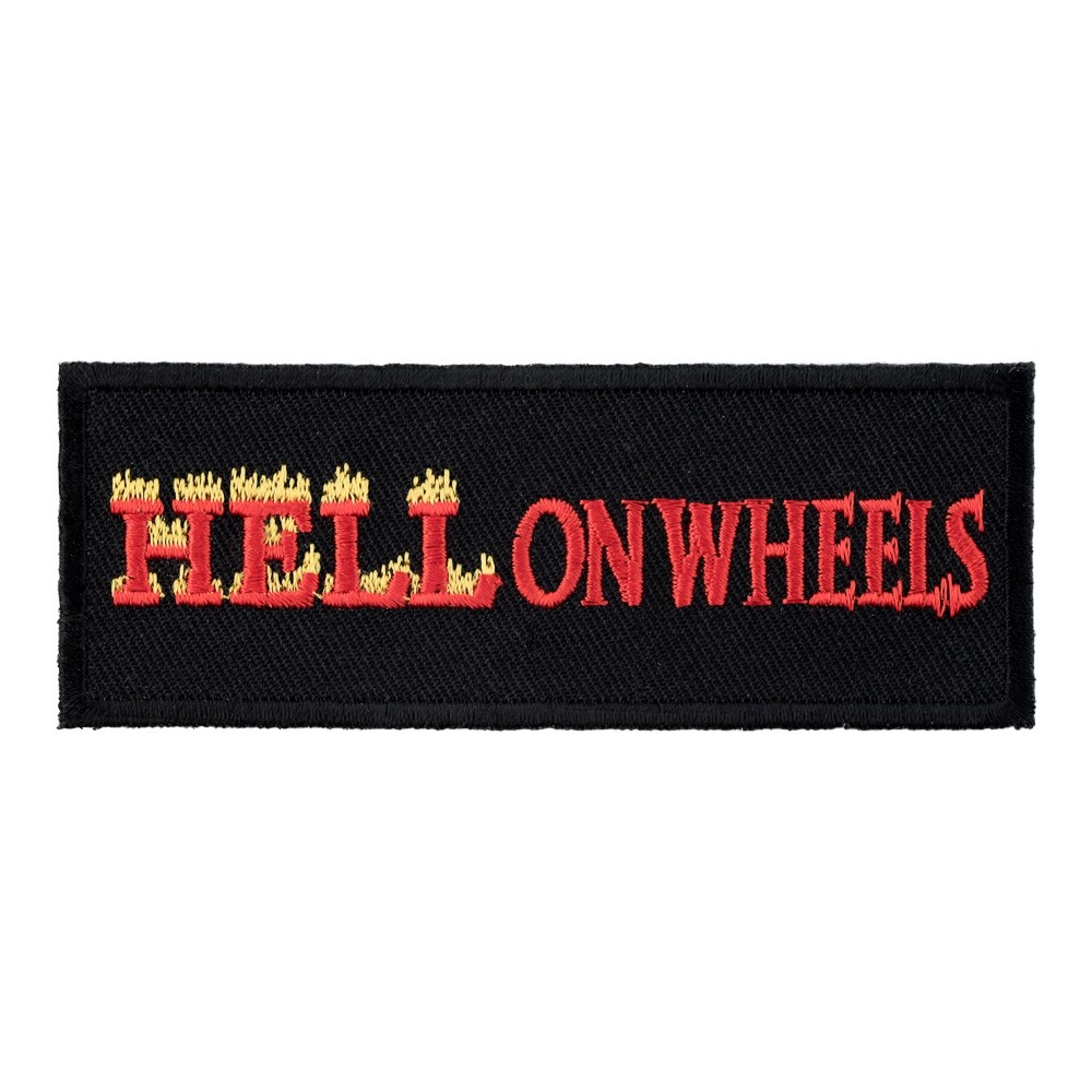 Hell On Wheels Flames Patch, Biker Patches | eBay