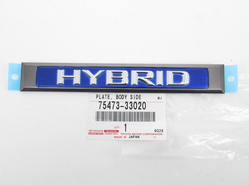 GENUINE LEXUS ES300h 2013-2015 REAR RIGHT DOOR "HYBRID" EMBLEM OEM ...