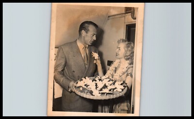 HOLLYWOOD LEGEND GARY COOPER HANDSOME PORTRAIT 1940s VINTAGE ORIG Photo ...