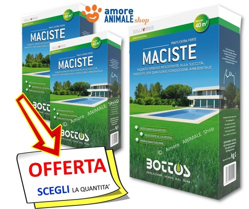 Bottos MACISTE → 1 / 5 / 10 / 20 kg - Sementi Per Tappeto Erboso, Prato ...