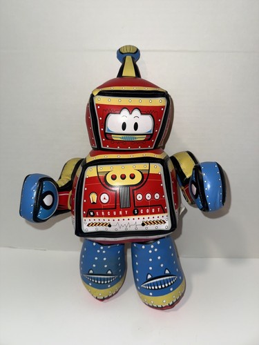 Vintage 1990s Good Stuff Vinyl Plush Retro Sci-Fi Robot 16" Tall | eBay