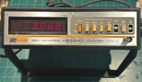 Vintage BK Precision 1820 Universal Frequency Counter 120V 60Hz 12W ...