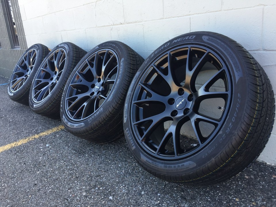 NEW 20" DODGE CHARGER CHALLENGER SRT HELLCAT WHEELS RIMS PIRELLI TIRES ...