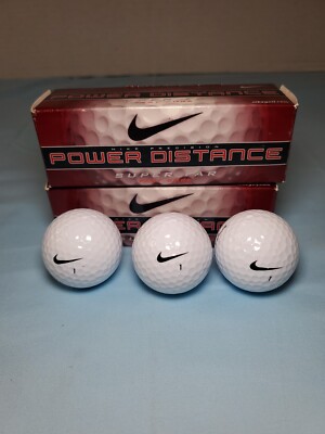 NIKE PRECISION POWER DISTANCE SUPER FAR FAST CORE GOLF BALLS, 2 SLEEVE ...