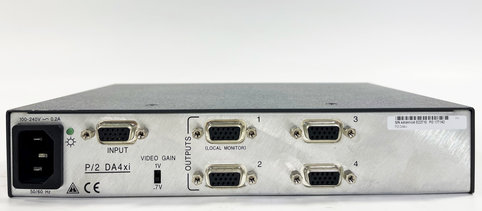 Extron P/2 DA4xi 60-246-03 VGA Distribution Amplifier with Power Cord ...