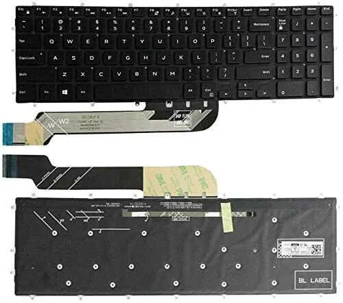 US Backlit Keyboard for Dell Inspiron 17 7778 7779 17-7778 17-7779 P30E ...