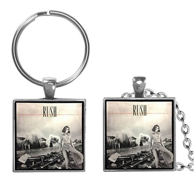 Rush Permanent Waves Album Cover Image Keychain or Necklace Rock n ...