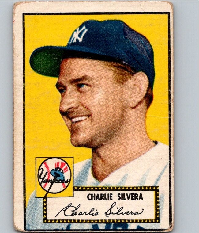 1952 TOPPS BASEBALL #168 CHARLIE SILVERA FAIR | eBay