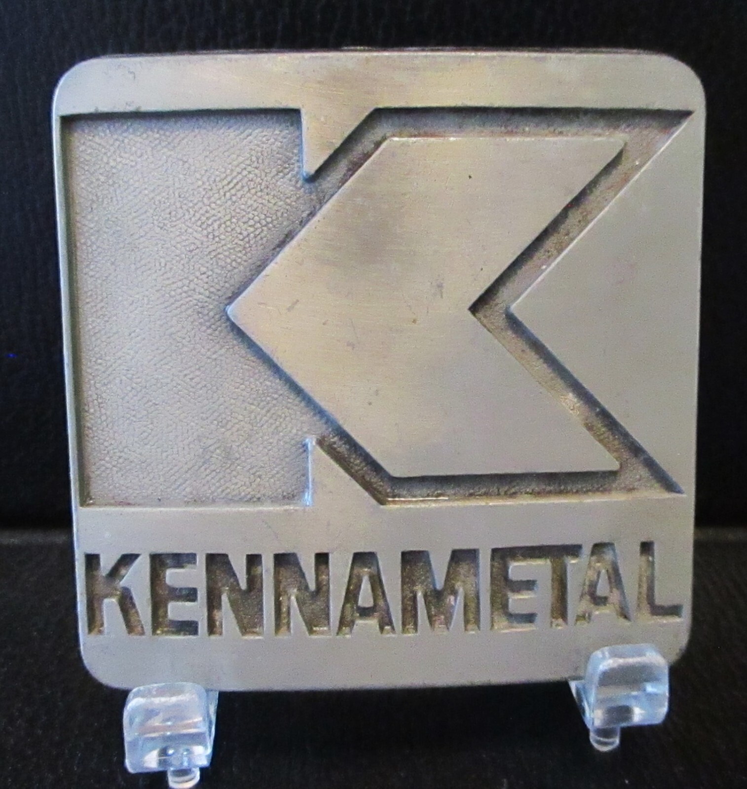 Kennametal K Logo Trademark Belt Buckle Mining & Metalworking Tools ...