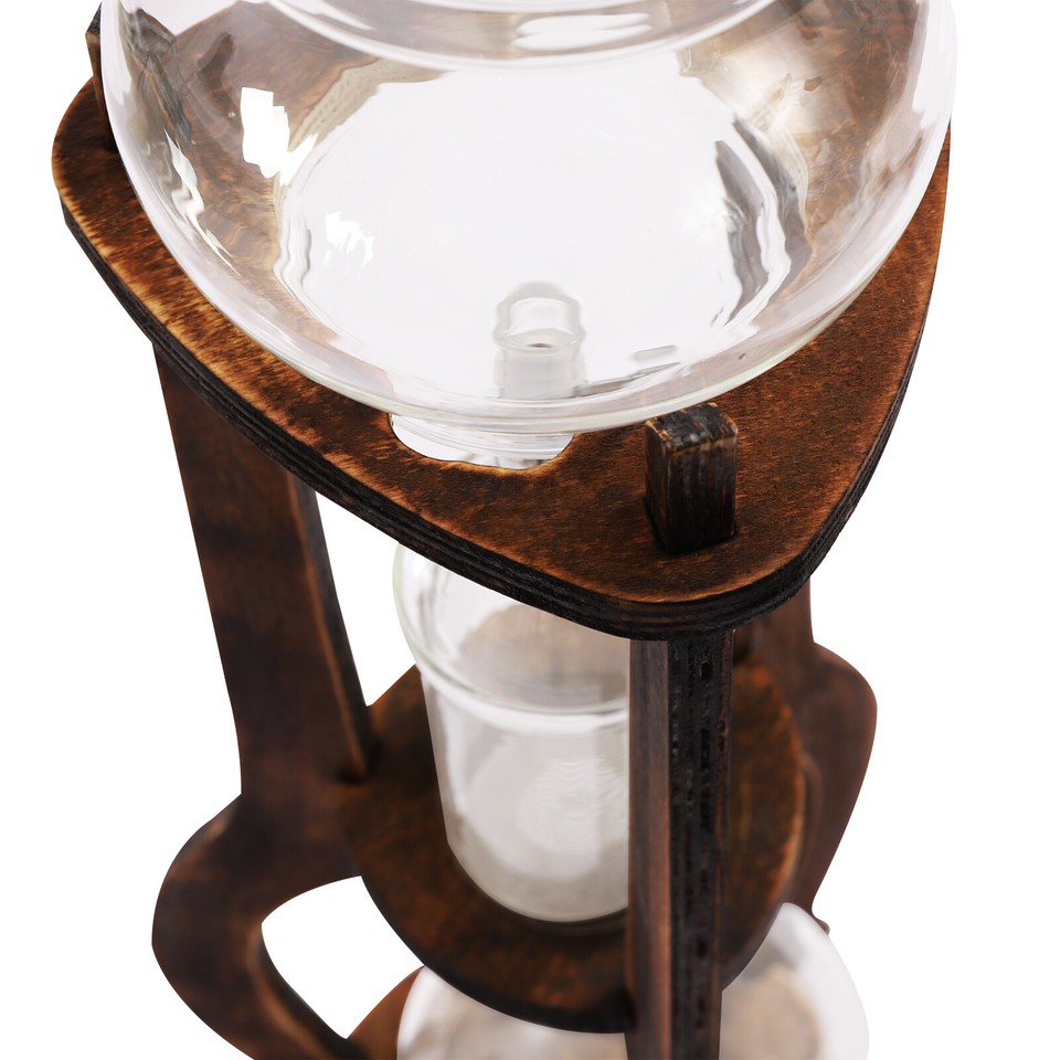 Iced Coffee Cold Brew Drip Tower Coffee Maker Ice Coffee Machine (Brown ...