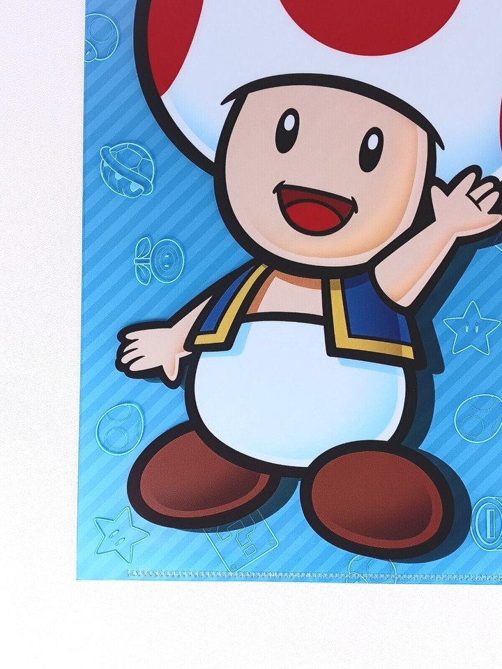 Toad Super Mario Bros. Super Nintendo World × USJ A4 Clear File From ...