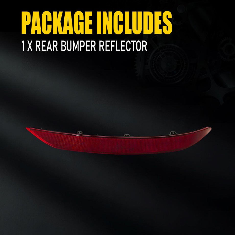 For 2019-2021 Volkswagen Jetta Rear Bumper Reflector Light Cover Red ...