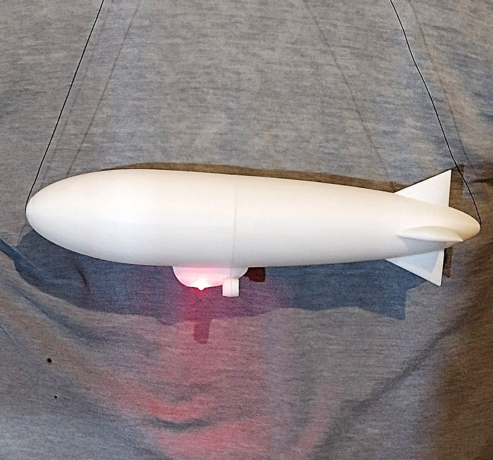 N Scale 3D Printed Blimp with Blinking LED | eBay