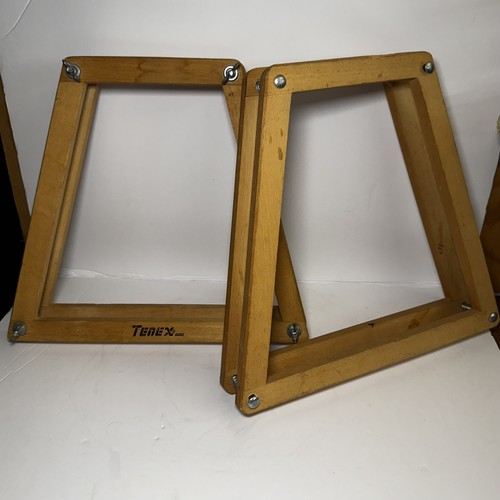 Vtg Tenex Wood Tennis Racket Protector Wooden Racquet Brace Press Cage ...