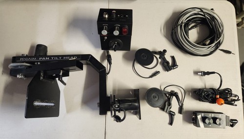 Proaim Sr. Pan Tilt Head for Camera Jib Crane 2-Axis Motorized Head ...