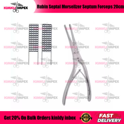 Rubin Septal Morselizer Septum Forceps 20cm ENT Nose Nasal Plastic ...