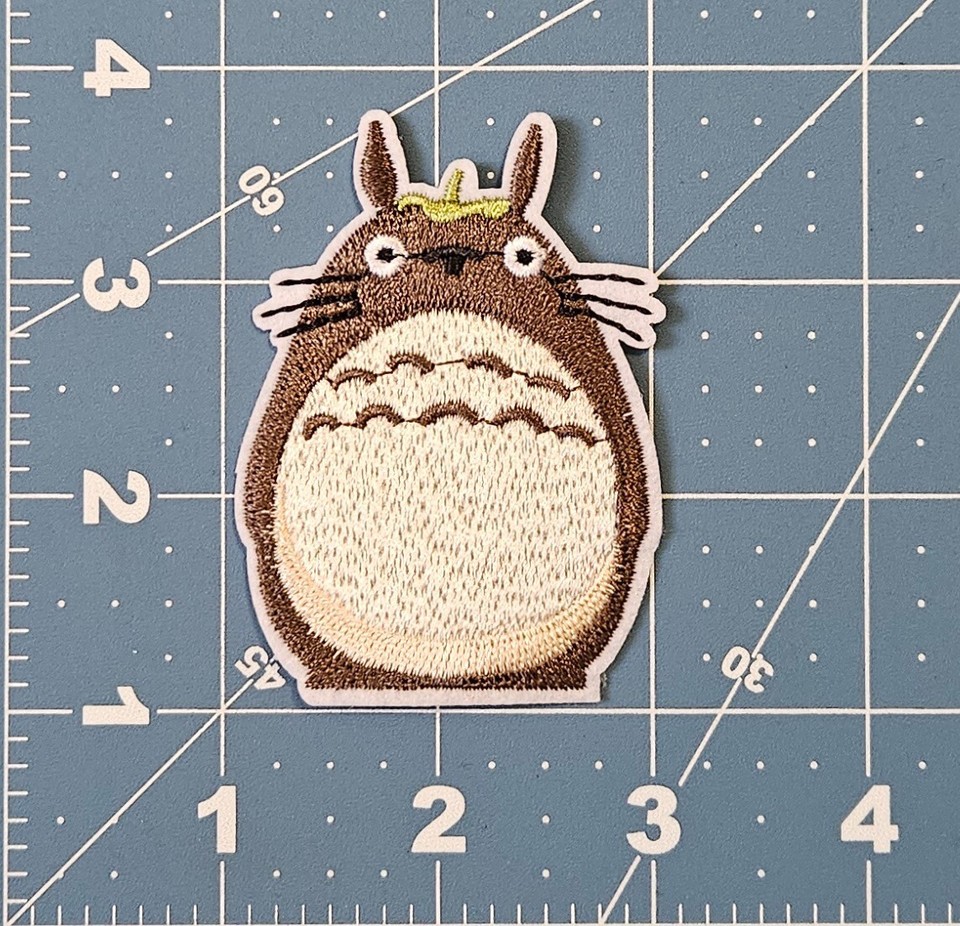 🍃 Our Neighbor Totoro Patch - Totoro Leaf Embroidered Iron On FS | eBay