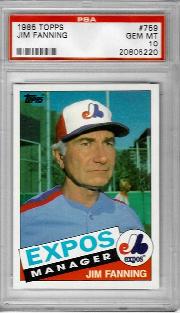 1985 Topps - #759 Jim Fanning for sale online | eBay