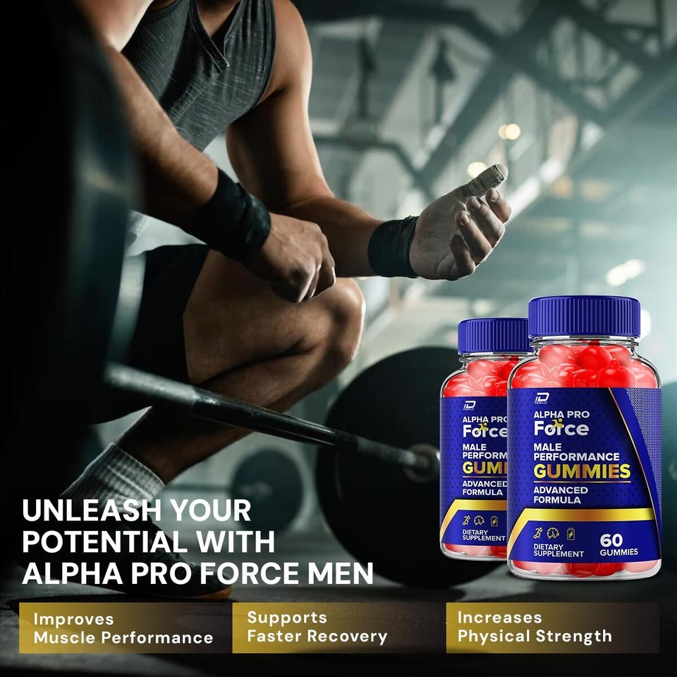 (3 Pack) Alpha Pro Force Gummies for Men – Alpha ProForce Male Performance Gummy | eBay