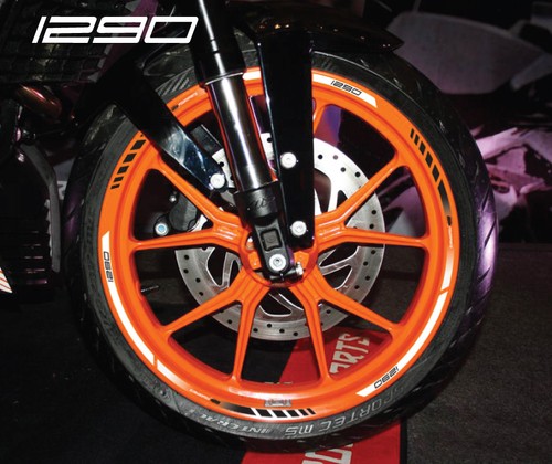 1290 Super Duke motorcycle wheel decals rim stickers for Laminated duke ...
