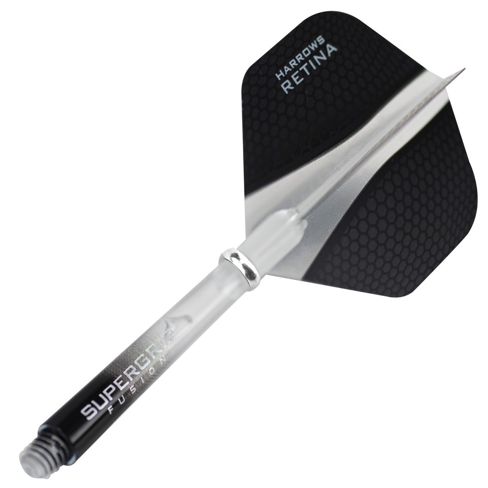 Harrows Supergrip Fusion Dart Stems Shafts + Retina Standard Flights ...